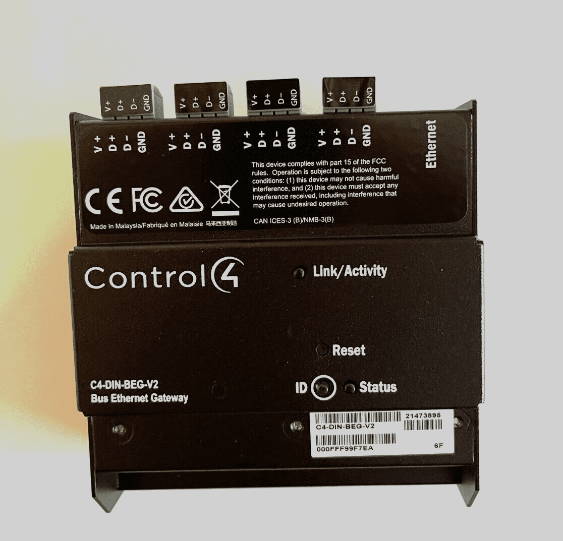 Control4® Bus Ethernet Gateway V2 - RS-485 to Ethernet Conversion C4 ...