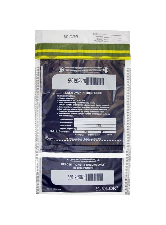 Money Deposit Bags in Money Handling - Walmart.com