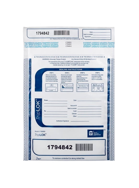 Money Deposit Bags in Money Handling - Walmart.com