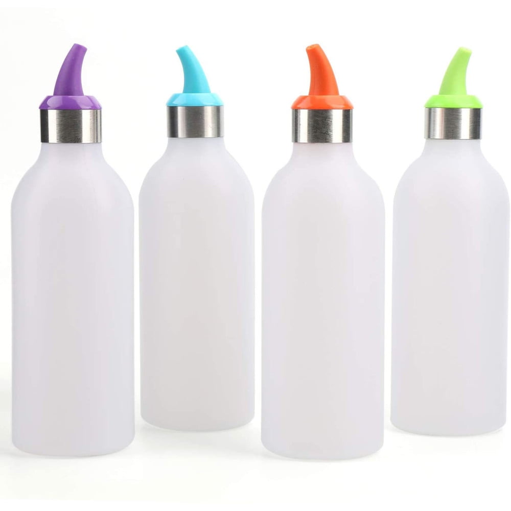 Controlled Dispensing Condiment Squeeze Bottle, Flexible Nozzle ...