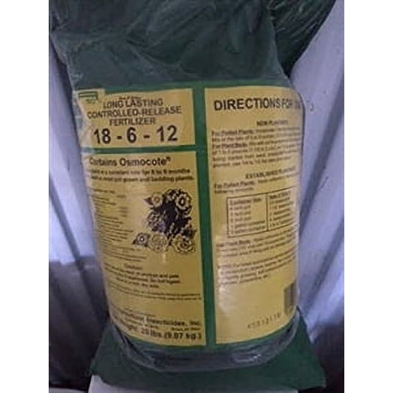 Controlled Release 18-6-12 Fertilizer - 20 Lbs. - Walmart.com