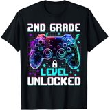 Controller 2Nd Grade Level Unlocked First Day Of School T-Shirt ...