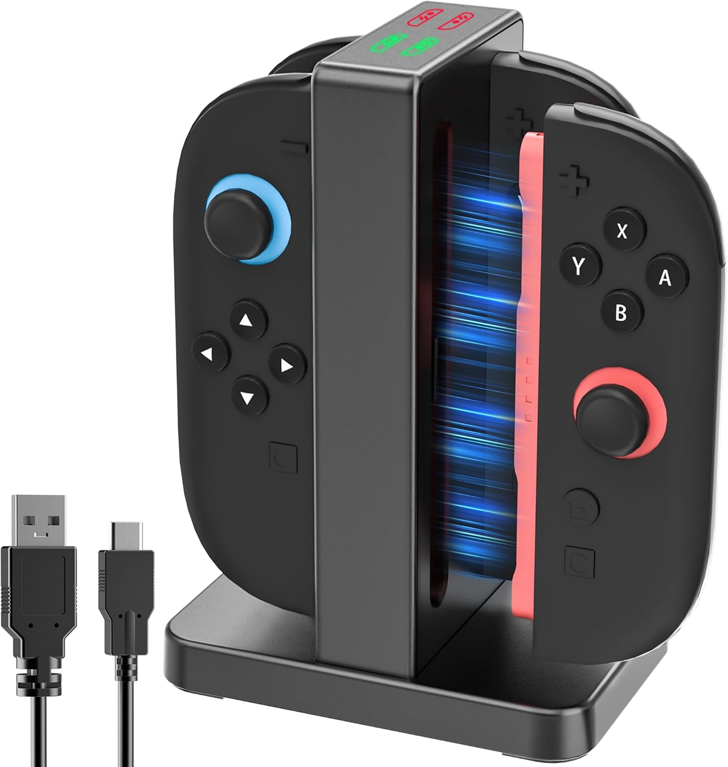 Controller Charger Dock Station for Switch 2 Joycon, Charging Stand for ...