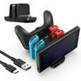 Controller Charger for Nintendo Switch, OLED, Lite, 6 in 1 JoyCon and ...
