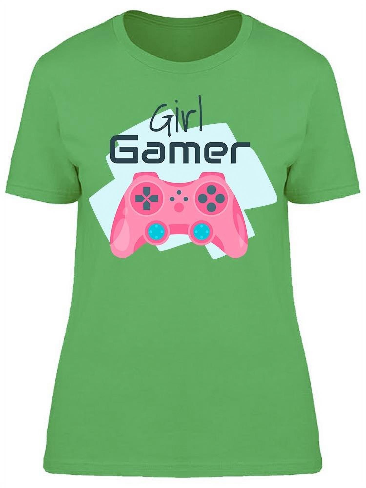 Controller Girl Gamer T-Shirt Women -Image by Shutterstock, Female ...