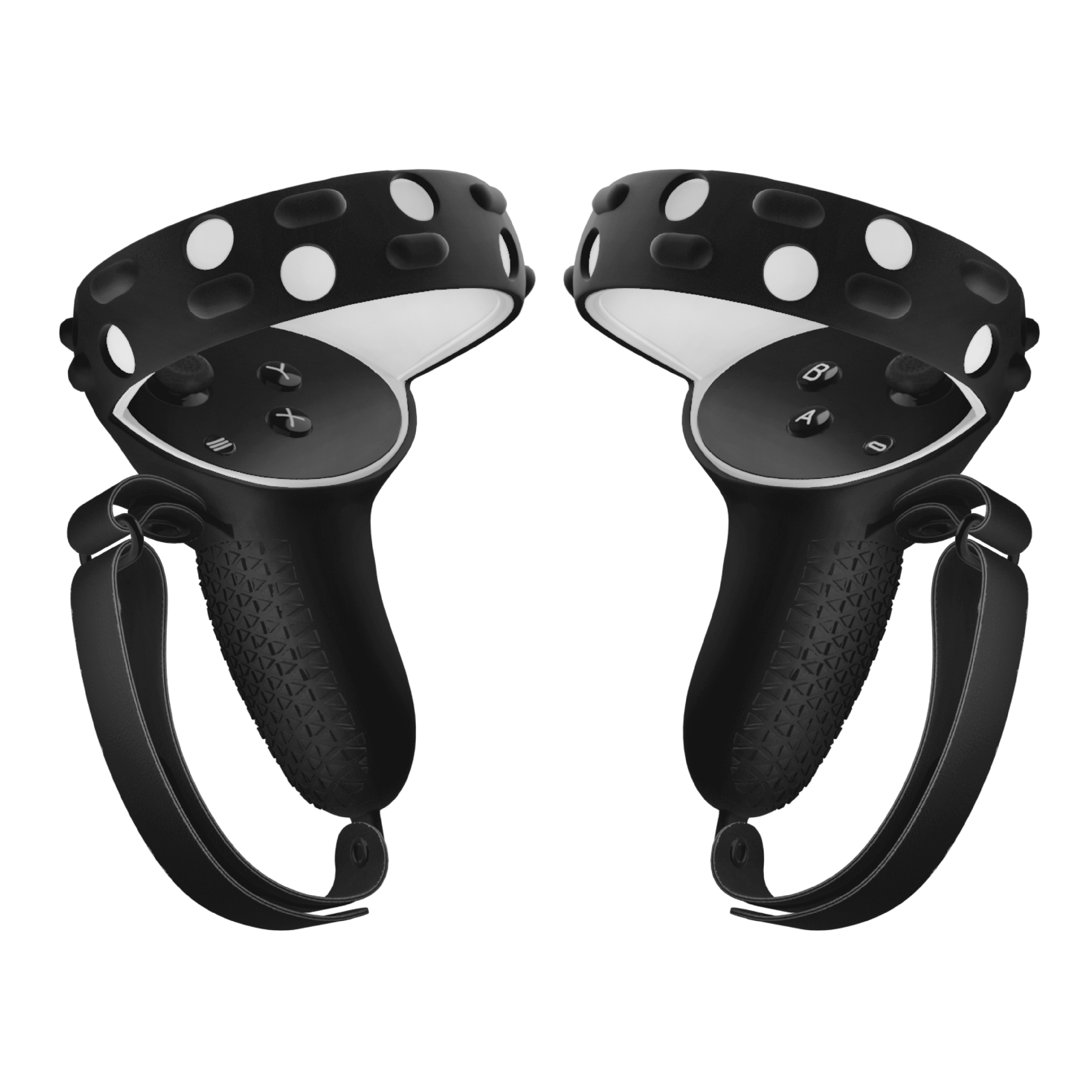 Controller Grips for Oculus Quest 2 / Meta Quest 2 Knuckle Strap Black ...