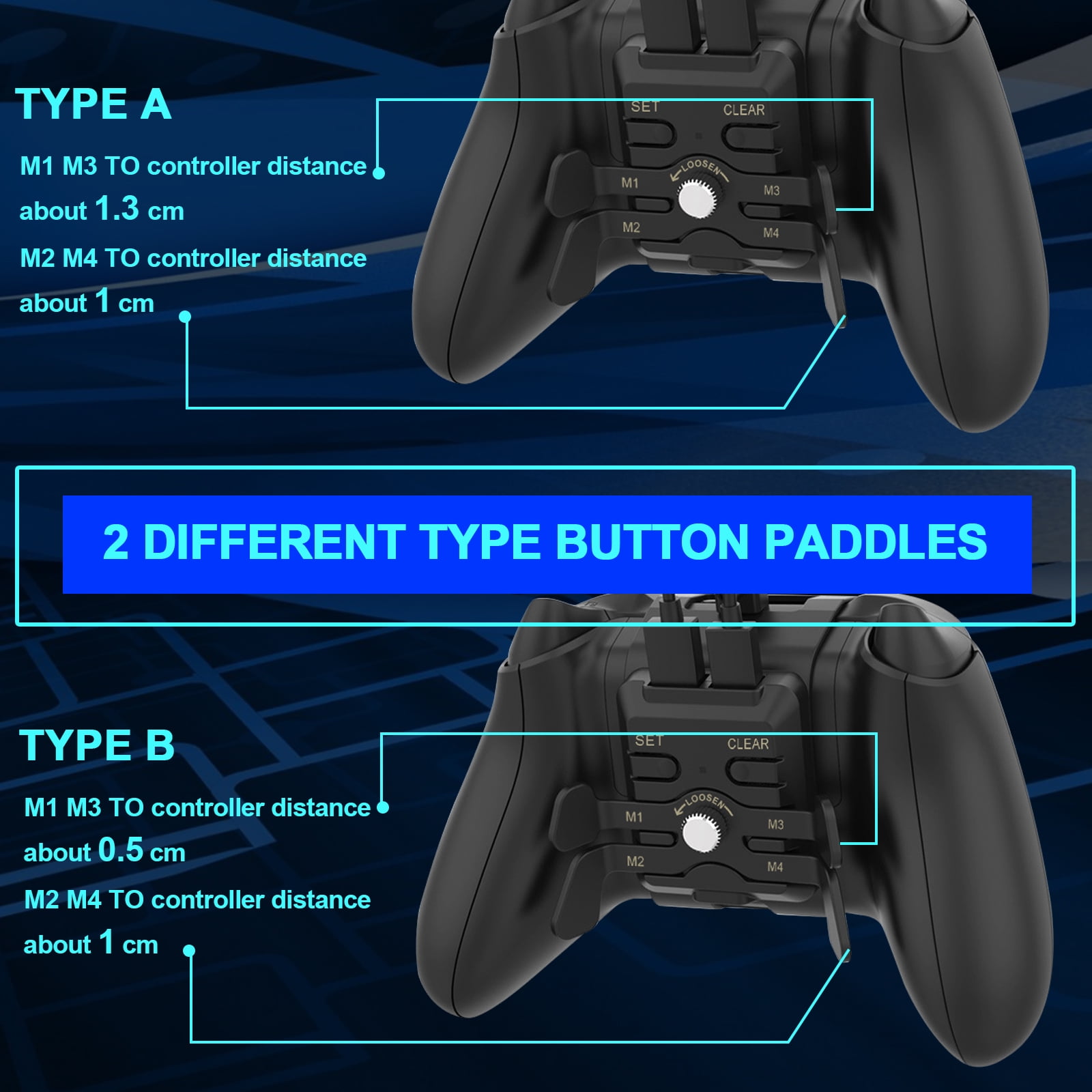 Controller Paddles for Xbox One Controller, Controller Extension ...