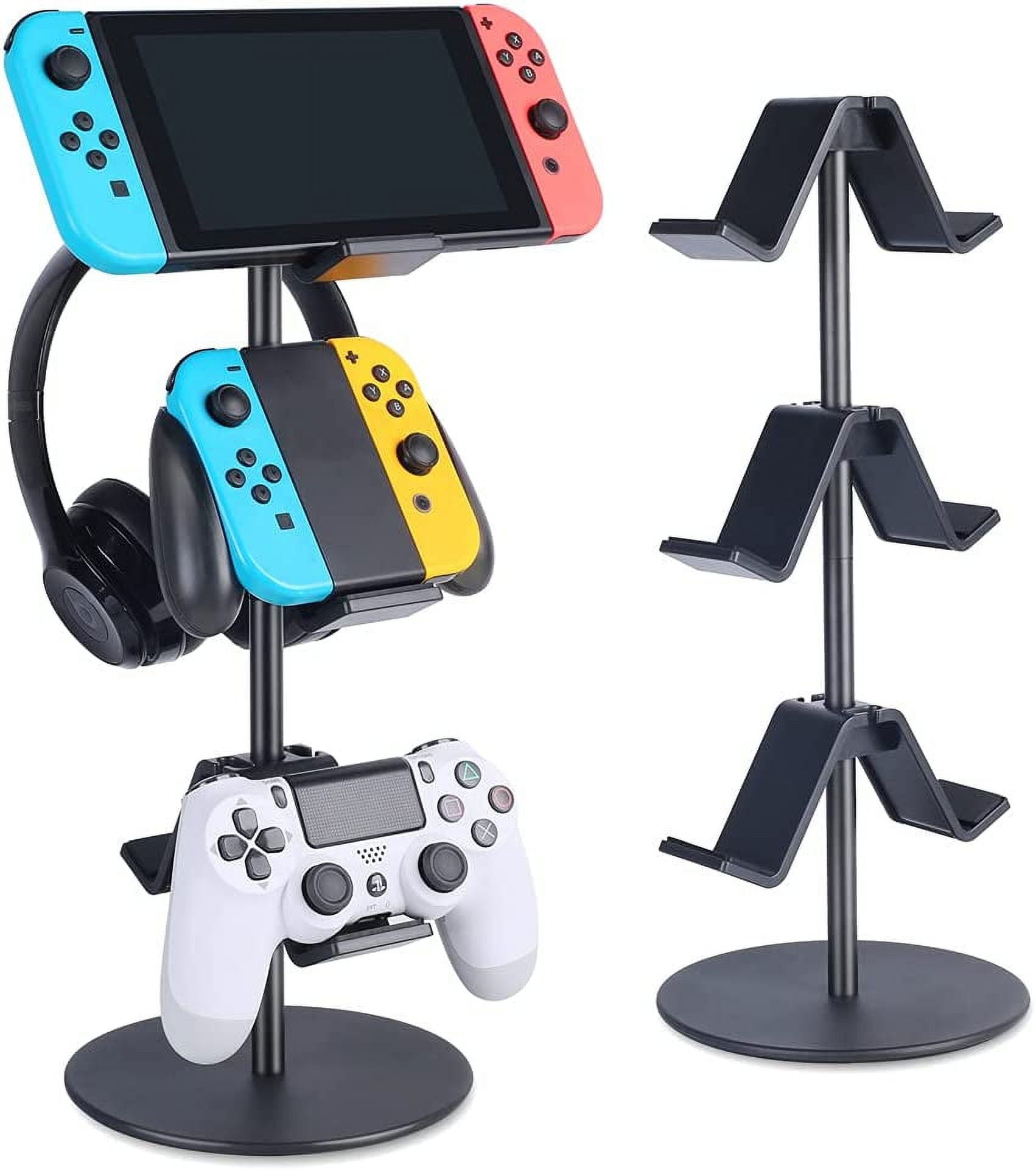 Controller Stand 3 Tier,Headphone Holder, Adjustable Game Controller ...