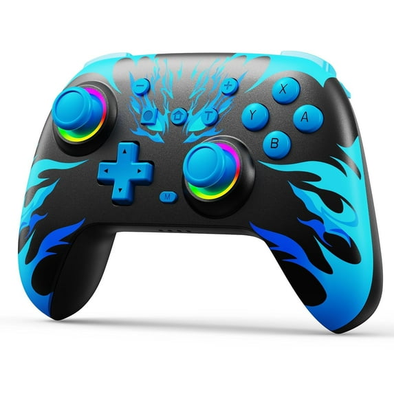 Controller for Switch, Wireless Switch Controllers with LED Joystick ...