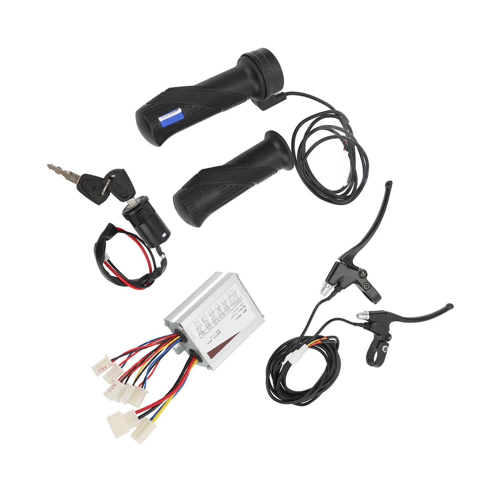 Controller Throttle Handle Kit,24V 500W Brush Motor Controller Kit with ...