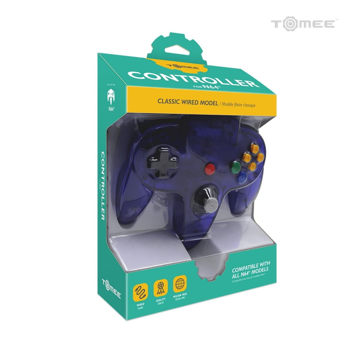 Controller for N64® (Grape) – Tomee - Walmart.com