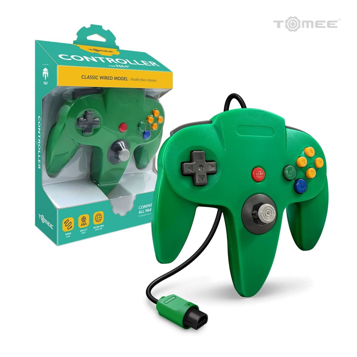Controller for N64® (Green) – Tomee - Walmart Business Supplies