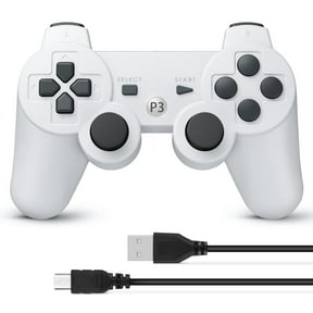 RetroFam 2 Pack PS3 Wireless Controller, Bluetooth Black, Ergonomic ...