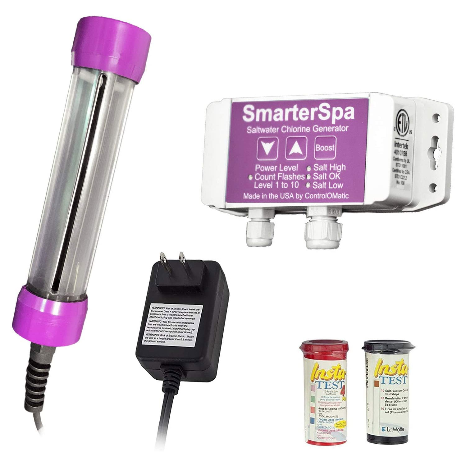 Controlomatic SmarterSpa Automatic Saltwater Chlorine Generator for Spa ...