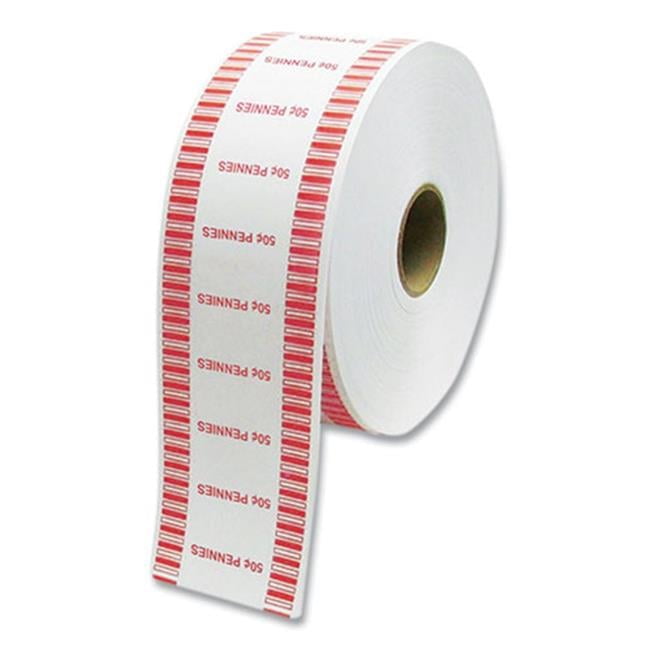 Controltek CNK575034 Penny Automatic Coin Wrapper Roll, White & Red ...