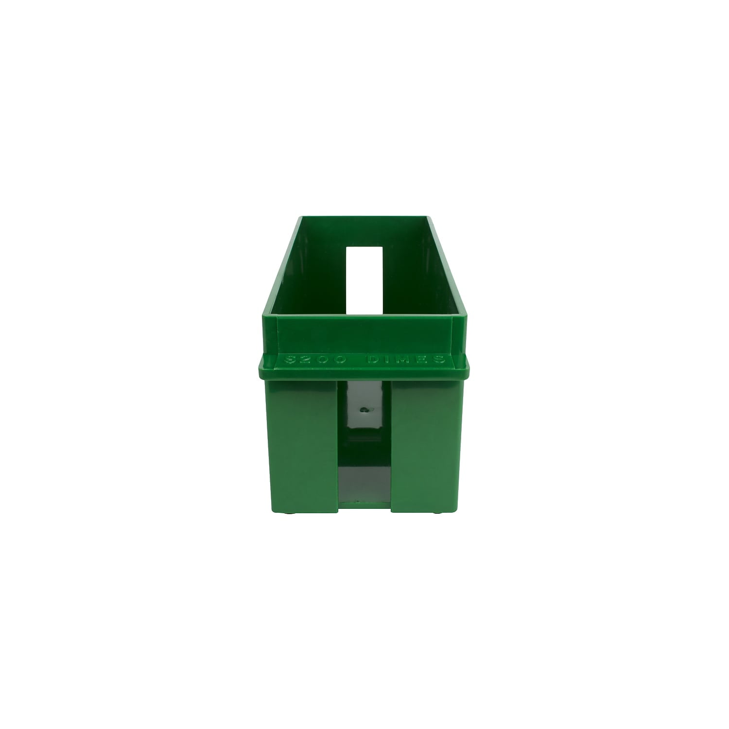 CONTROLTEK Dimes Coin Tray 1 Compartment Green 560166 - Walmart ...