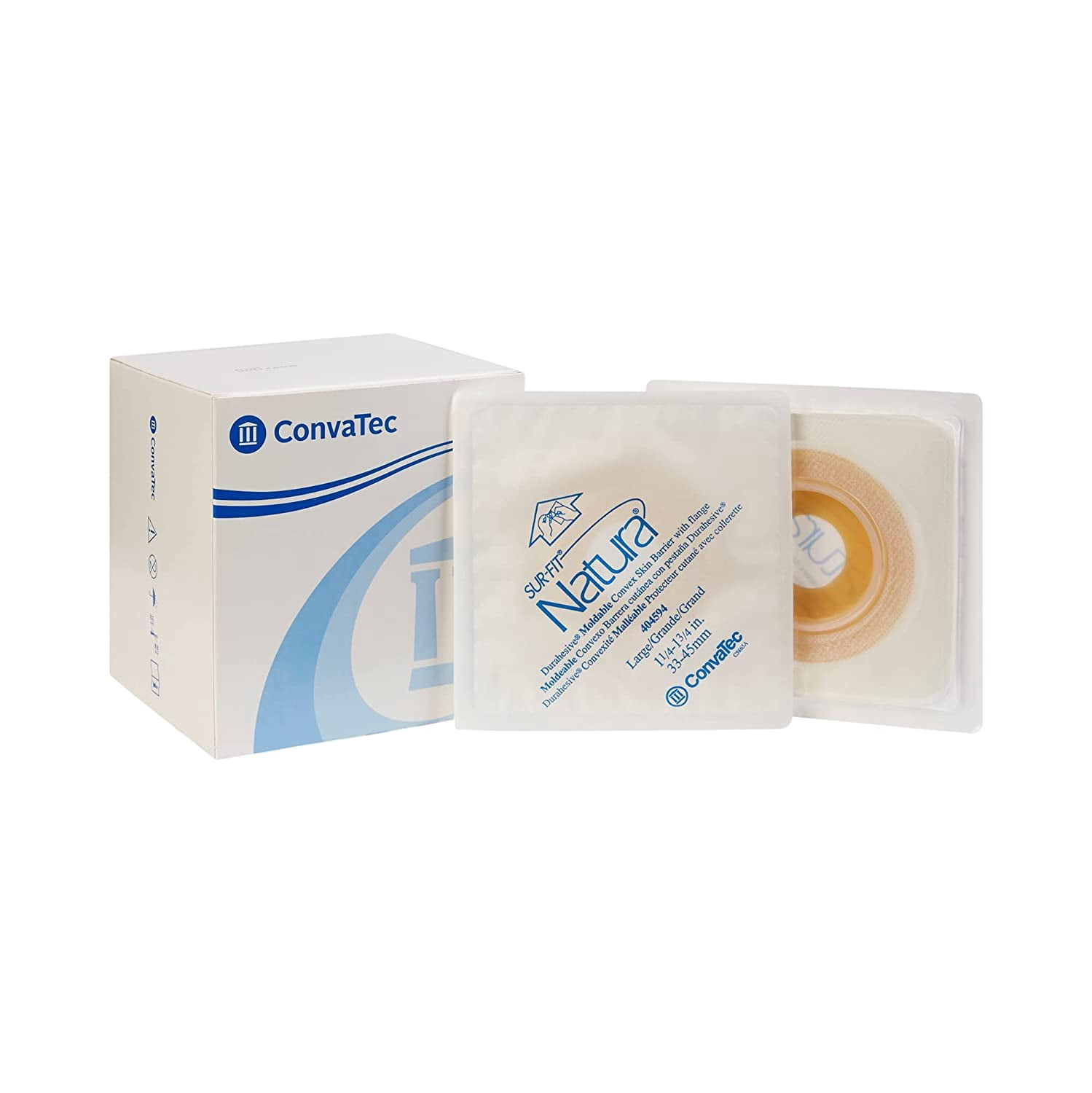 ConvaTec Sur-Fit Natura Durahesive Moldable Convex 404594 - Walmart.com