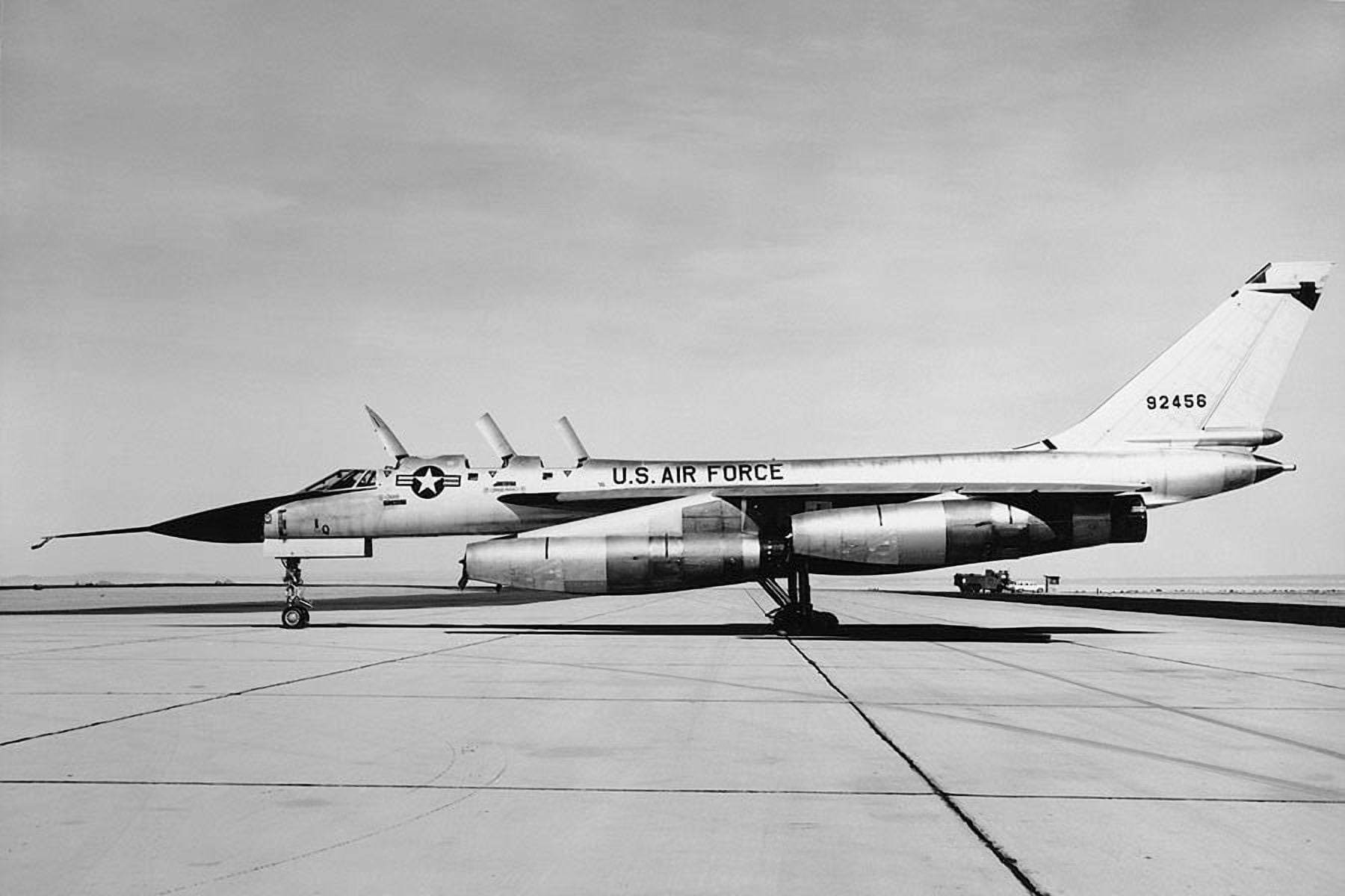 Convair B-58 Hustler Bomber Side View - 20x30 Inch Laminated Aviation ...