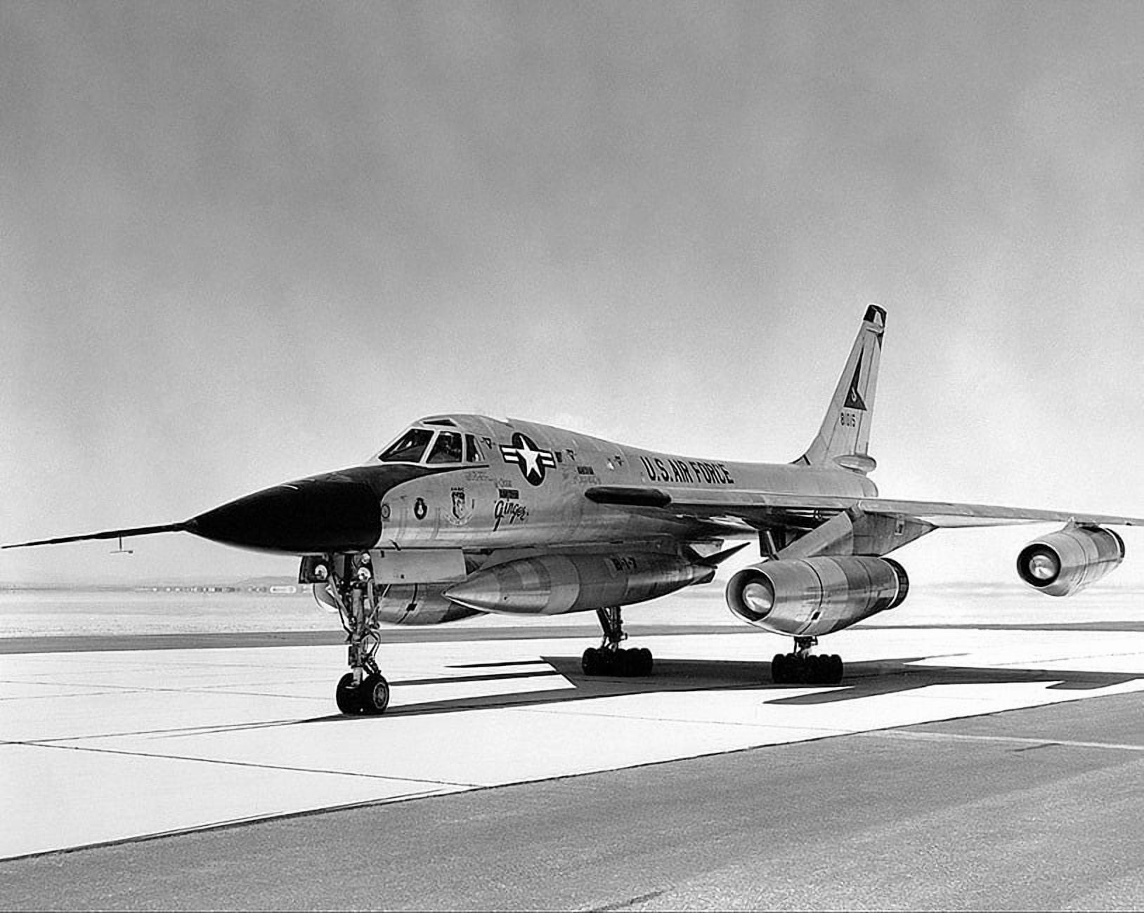 Convair B-58 Hustler Bomber Taxiing - 20x30 Inch Glossy Laminated ...