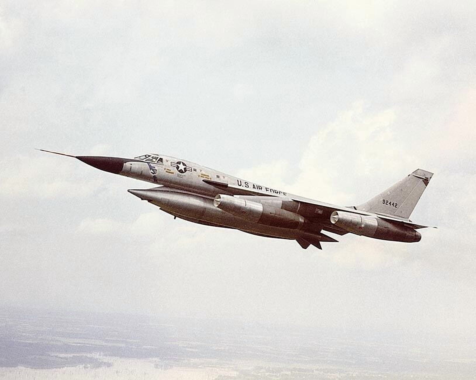 Convair B-58 Hustler Bomber in Flight - 20x30 Inch Glossy Laminated ...