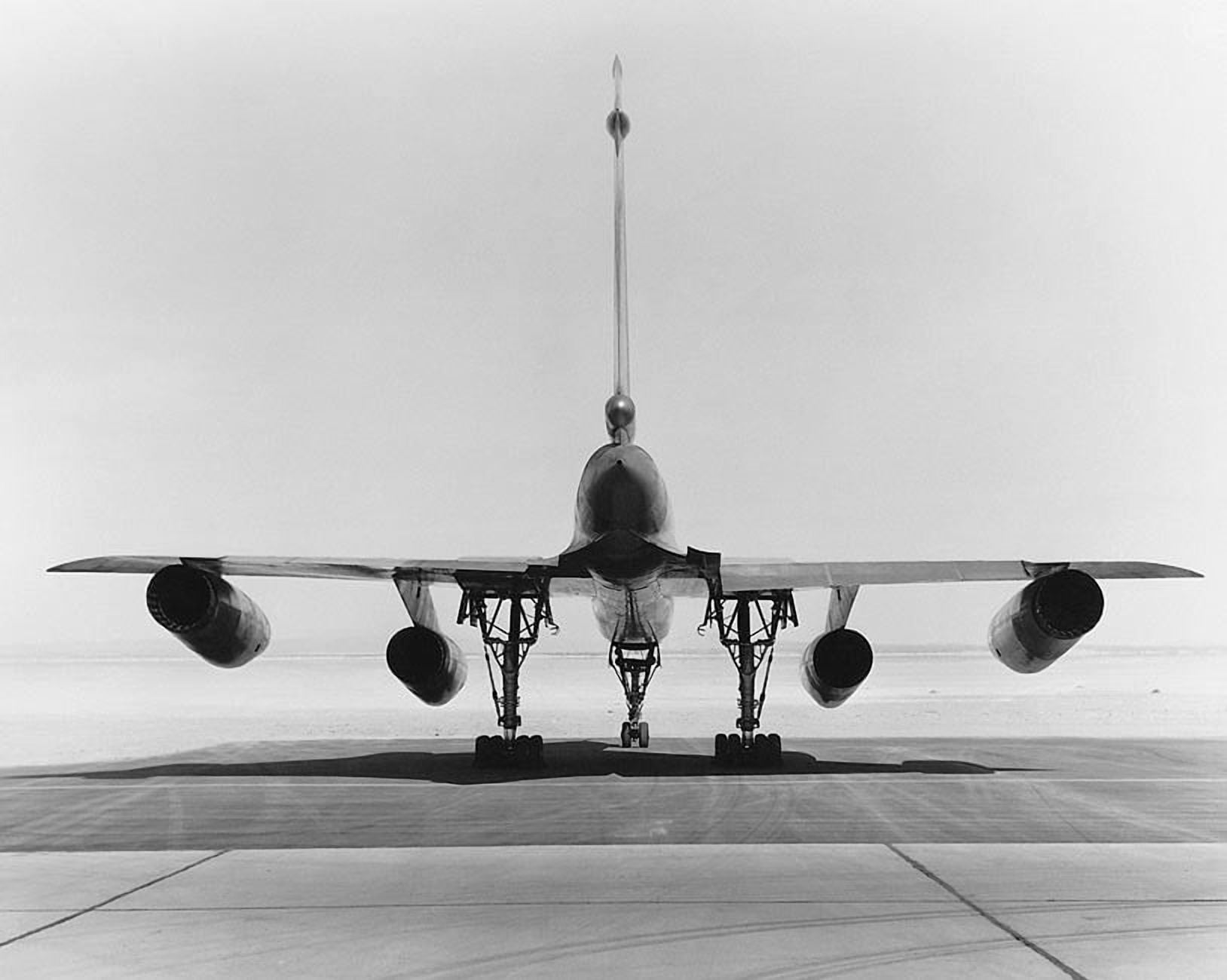 Convair B-58 Hustler Rear View - 20x30 Inch Laminated Aviation Poster ...