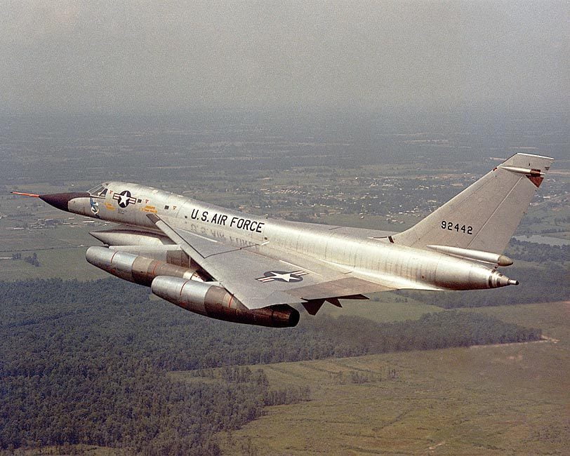 Convair B-58 Hustler in Flight Style - A - 20x30 Inch Laminated ...