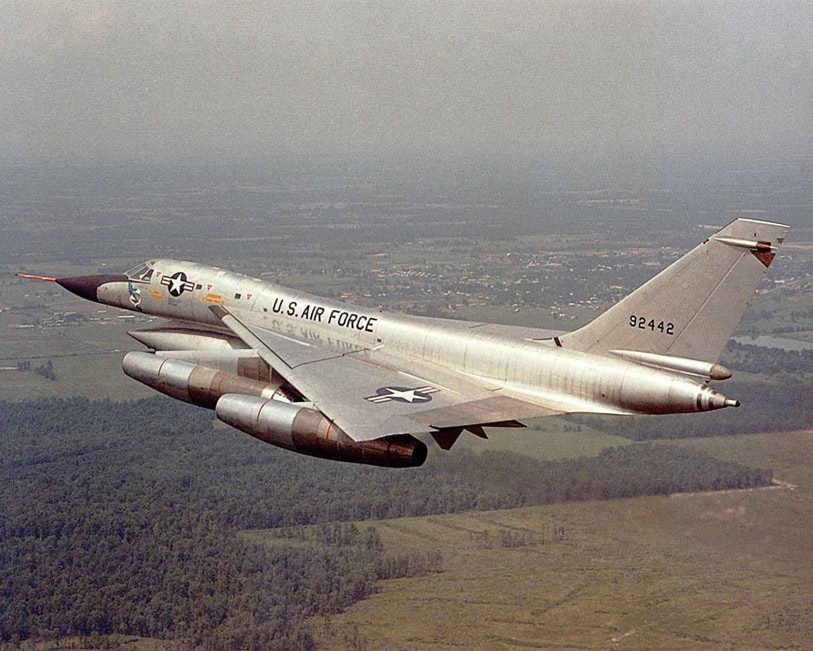 Convair B-58 Hustler in Flight Style - A - 24x36 Inch Glossy Laminated ...