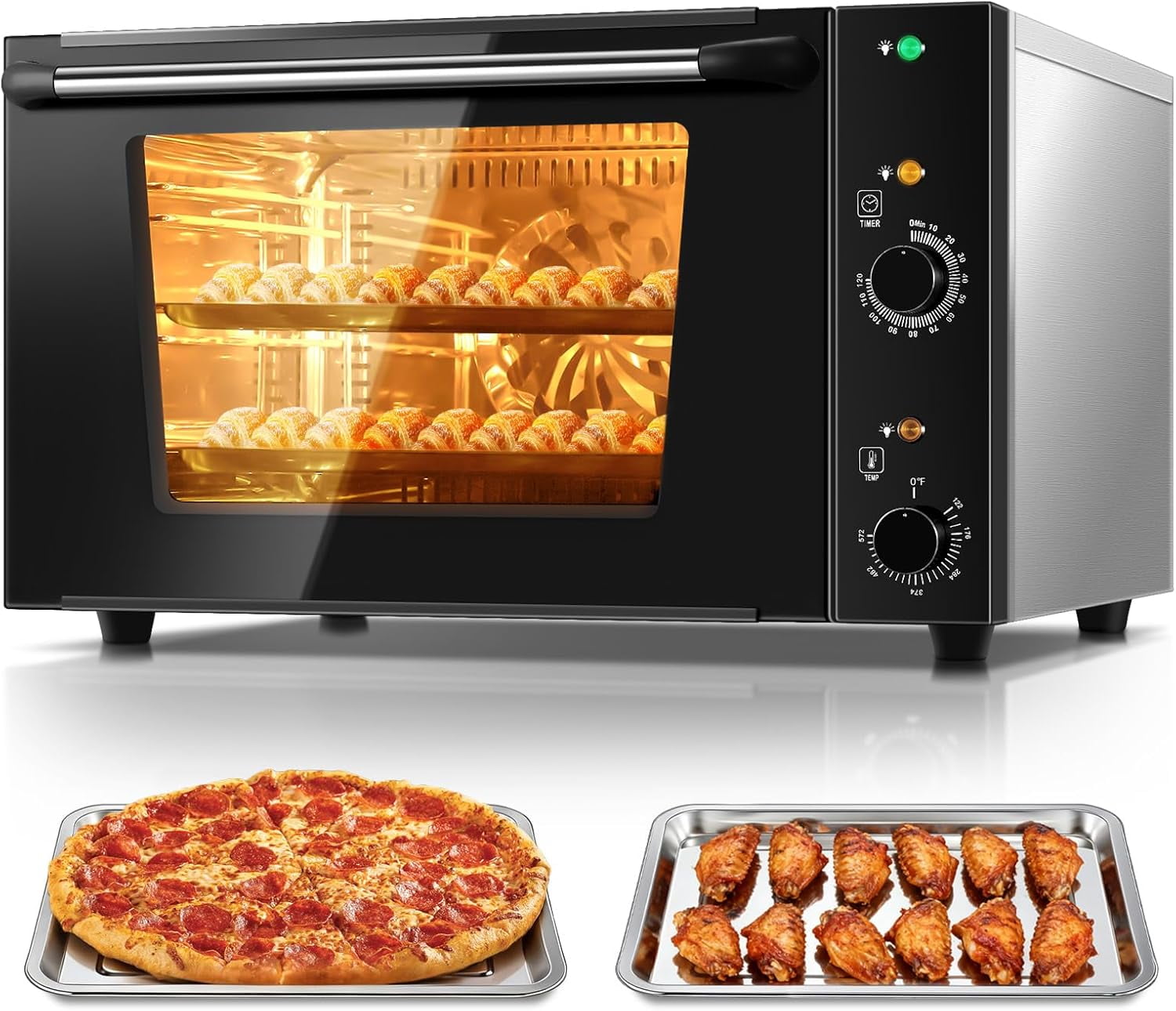 Convection Oven FOHERE, 50 Qt Large Capacity Electric Convection Oven ...