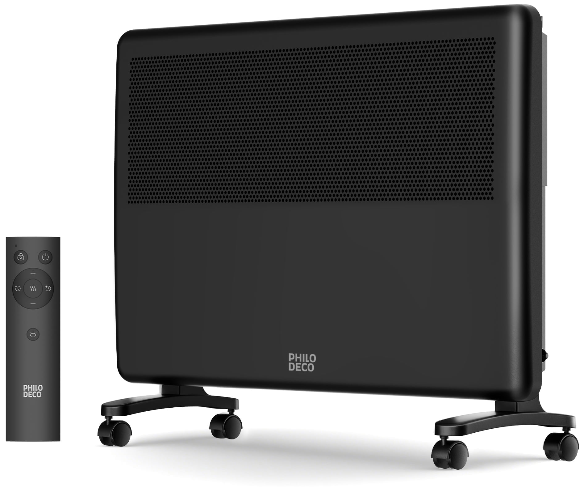 Convection Panel Space Heater, 1500W Portable and Wall Mounted, Silent ...