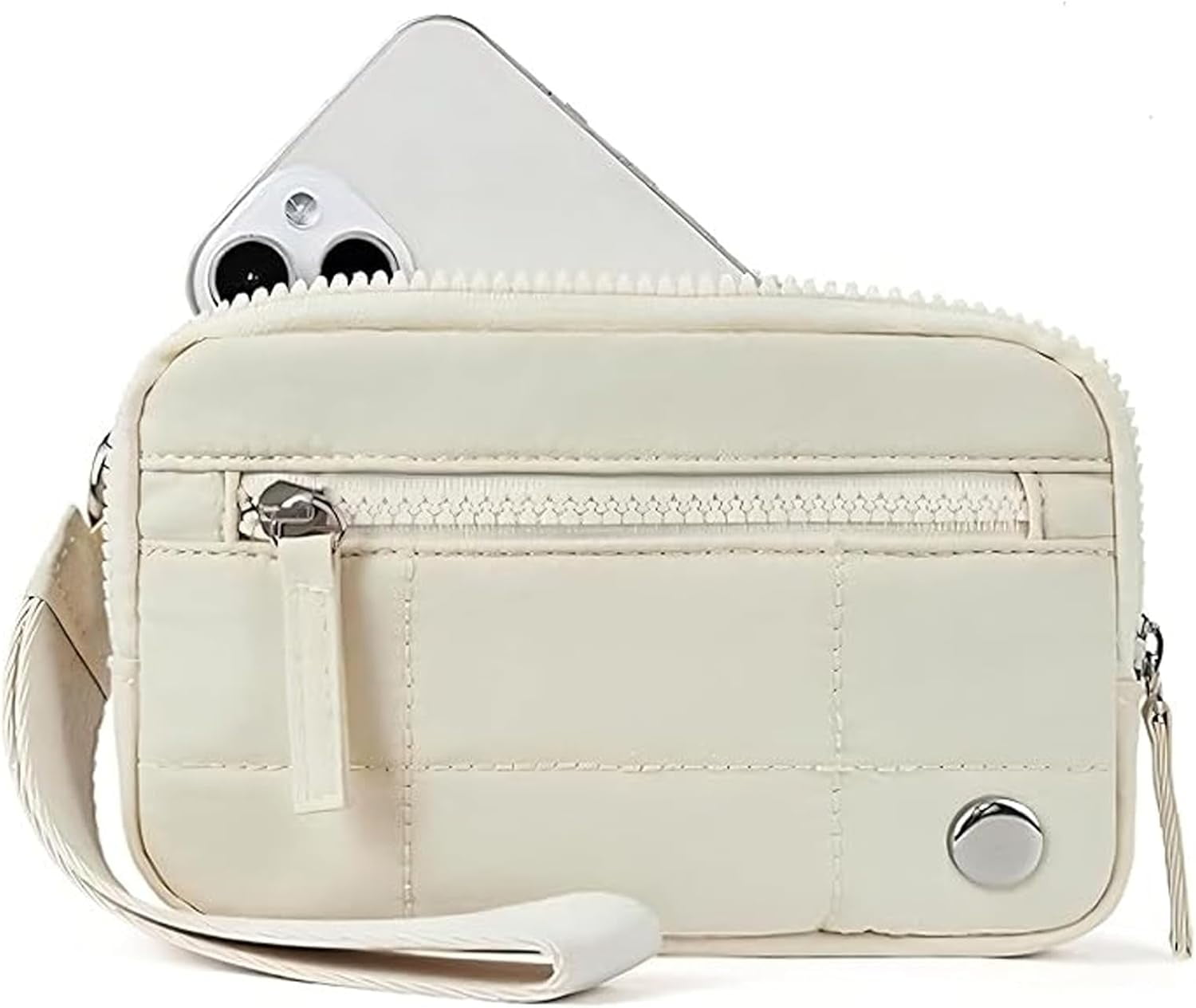 Convely Essential Wristlet, Wristlet Wallets for Women with 3 Zipper ...