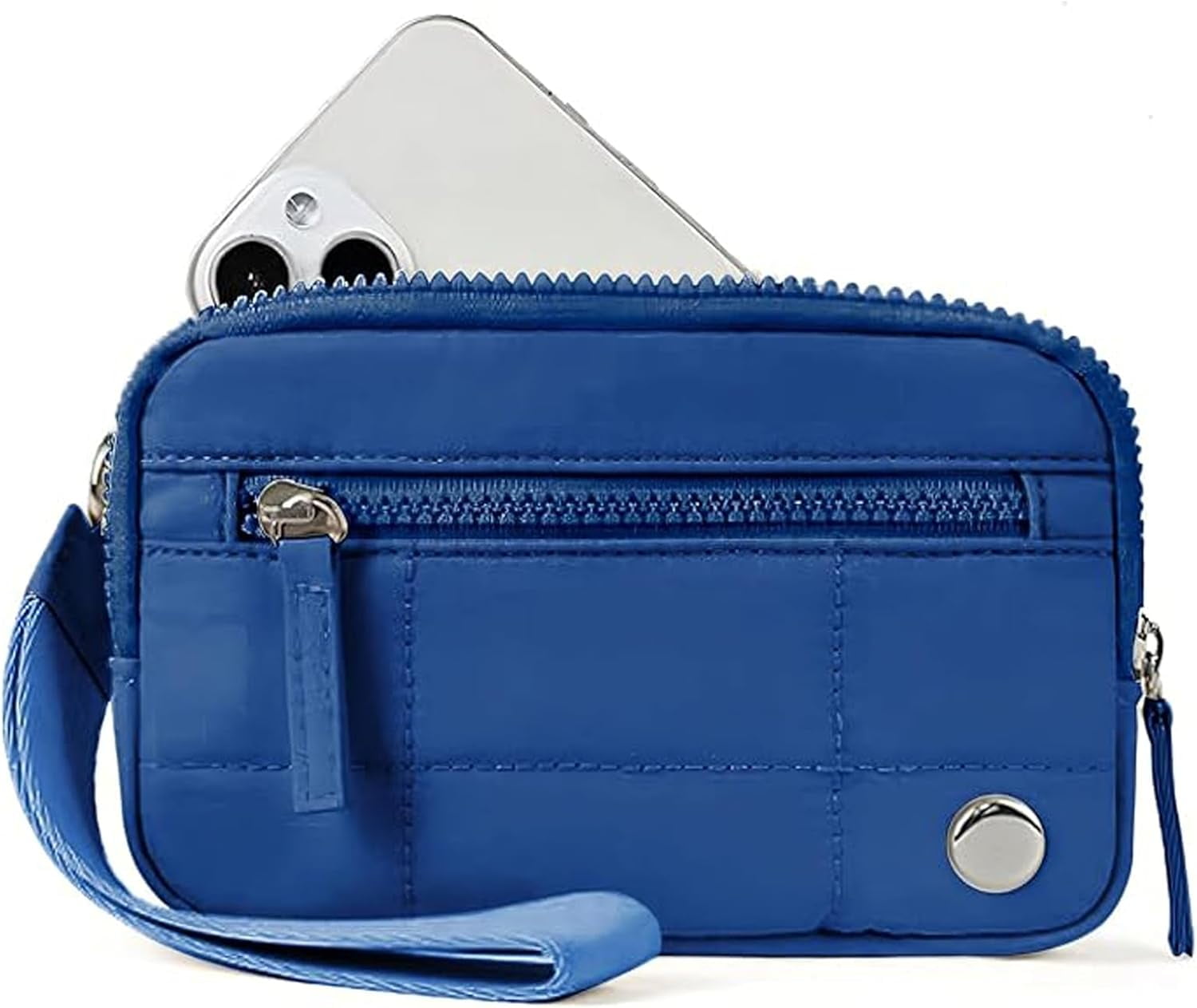 Convely Essential Wristlet, Wristlet Wallets for Women with 3 Zipper ...
