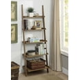 Convenience Concepts American Heritage 5-Shelf Ladder Bookcase ...