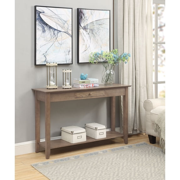 Convenience Concepts American Heritage Console Table with Drawer ...