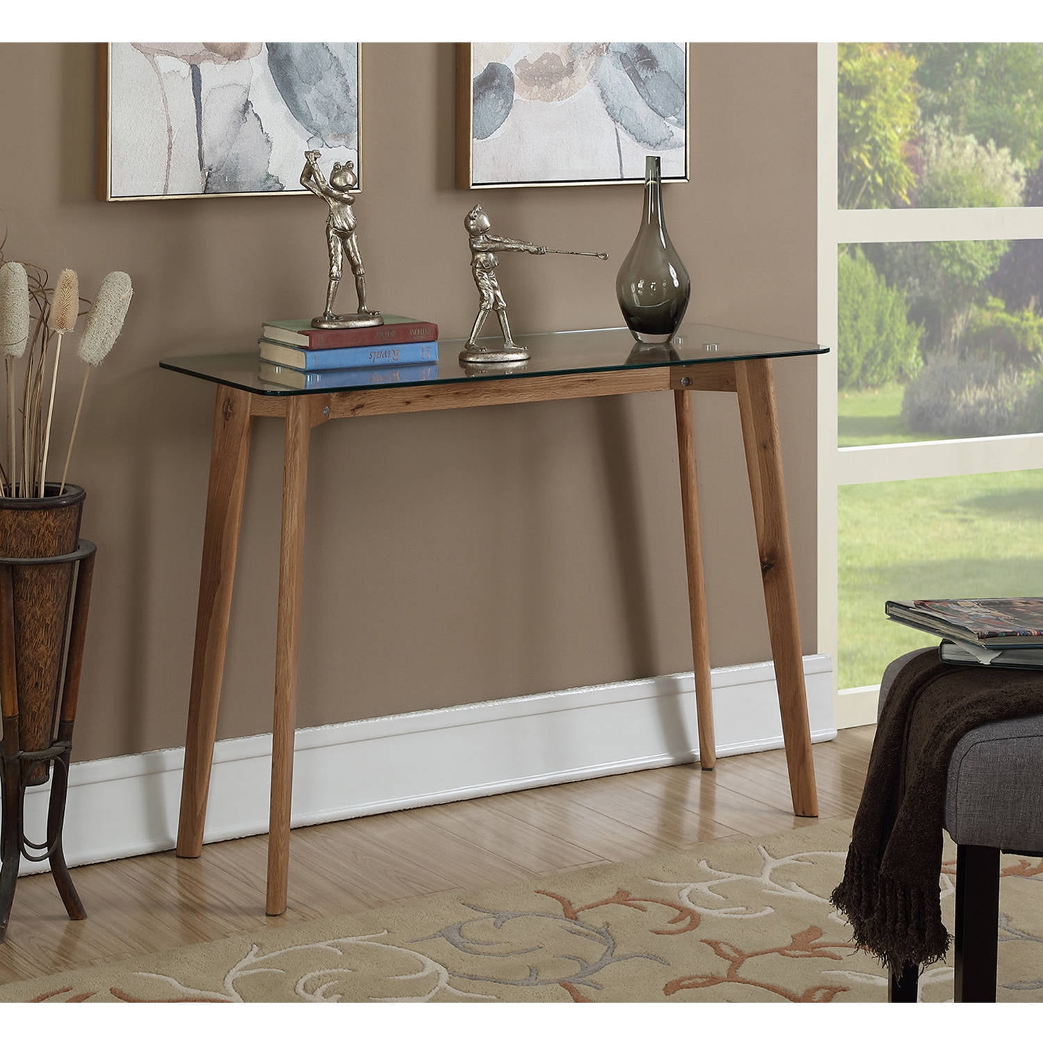 Convenience Concepts Clearview Console Table - Walmart.com
