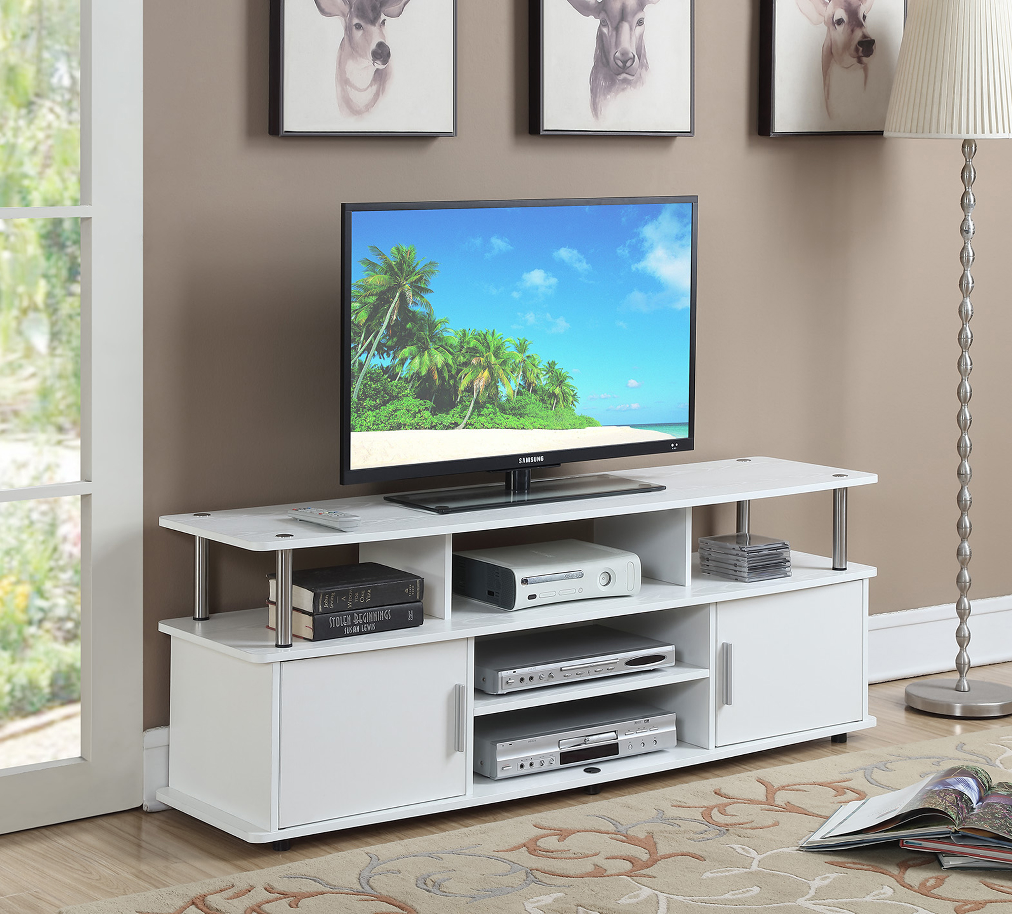 Convenience Concepts Designs2Go 60 Monterey TV Stand Multiple Convenience Concepts Designs2Go 60 Monterey TV Stand Multiple