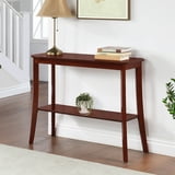 Convenience Concepts Designs2Go Baja Console Table with Shelf, Mahogany ...