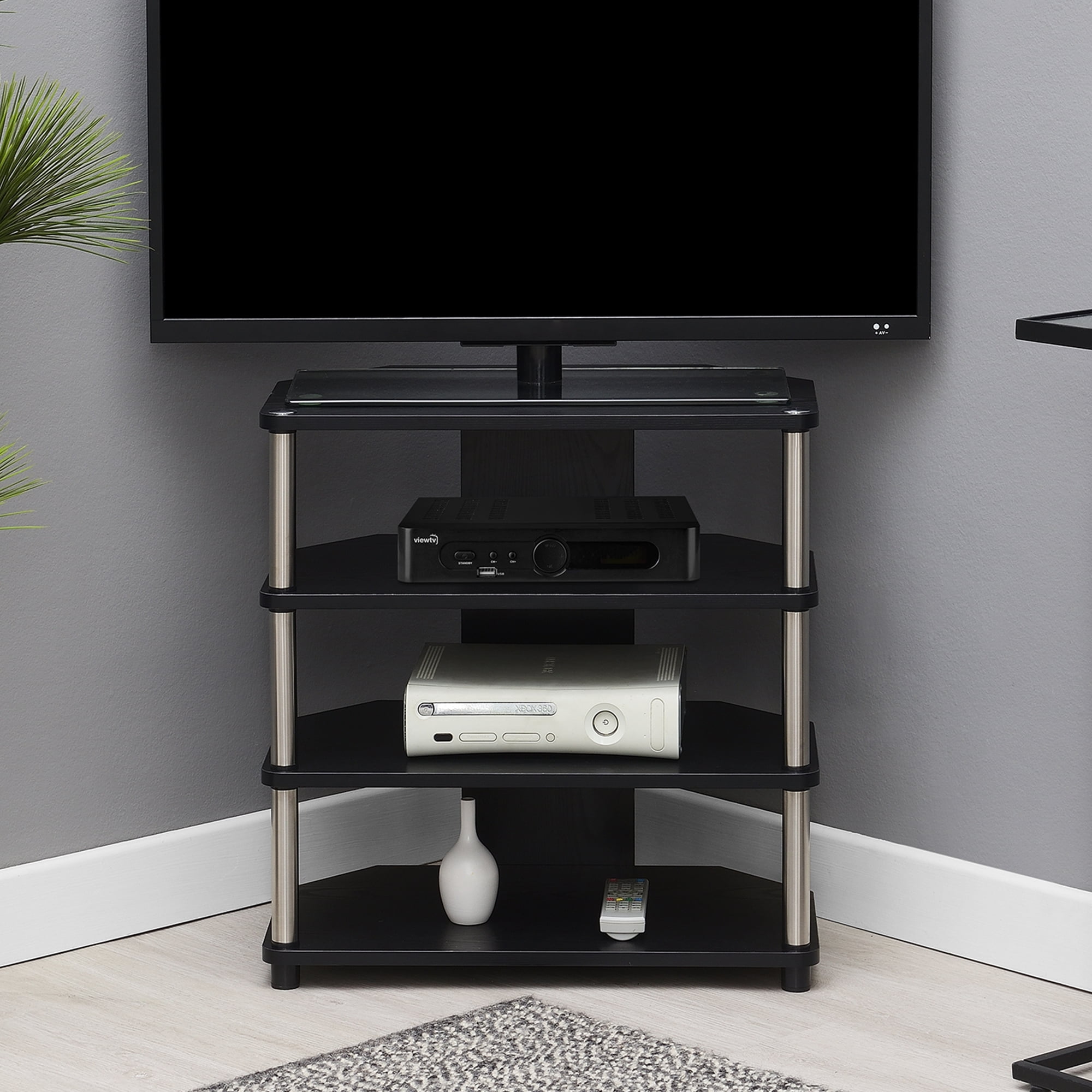 Convenience Concepts Designs2Go Corner TV Stand for TVs up to 29 Inches ...