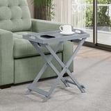 Convenience Concepts Designs2Go Folding Tray Table, Gray - Walmart.com