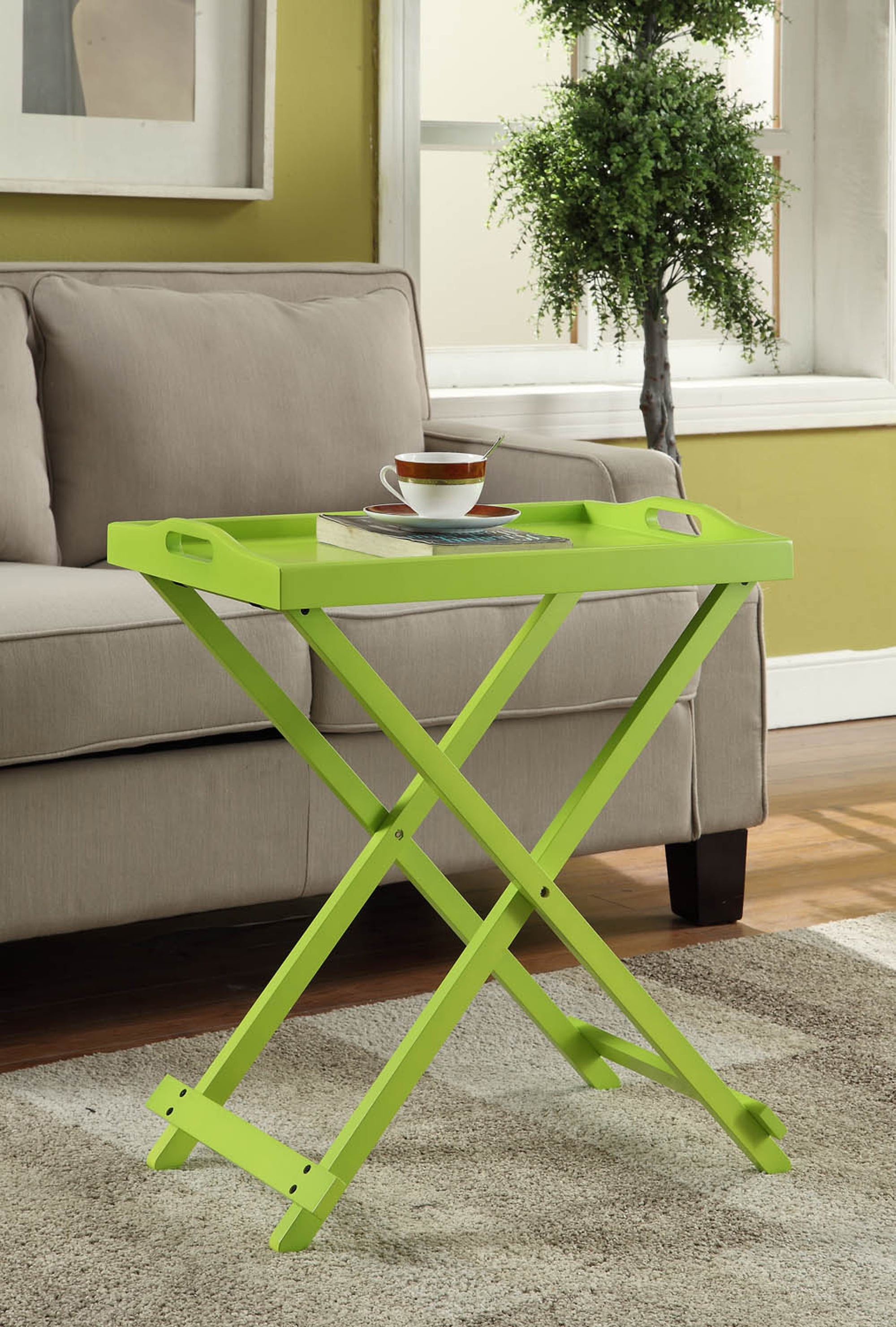 Convenience Concepts Designs2Go Folding Tray Table, Multiple Colors ...