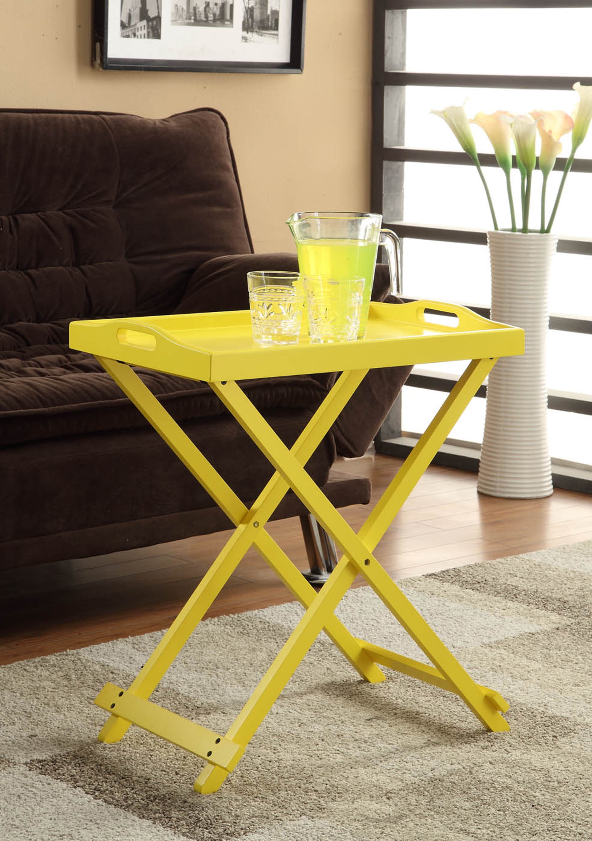 Convenience Concepts Designs2Go Folding Tray Table, Multiple Colors ...