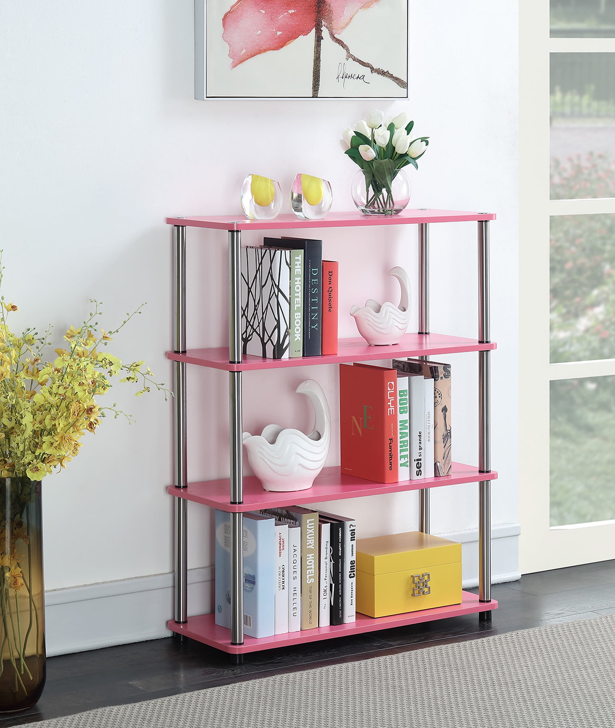 Convenience Concepts Designs2Go No Tools Bookcase - Walmart.com