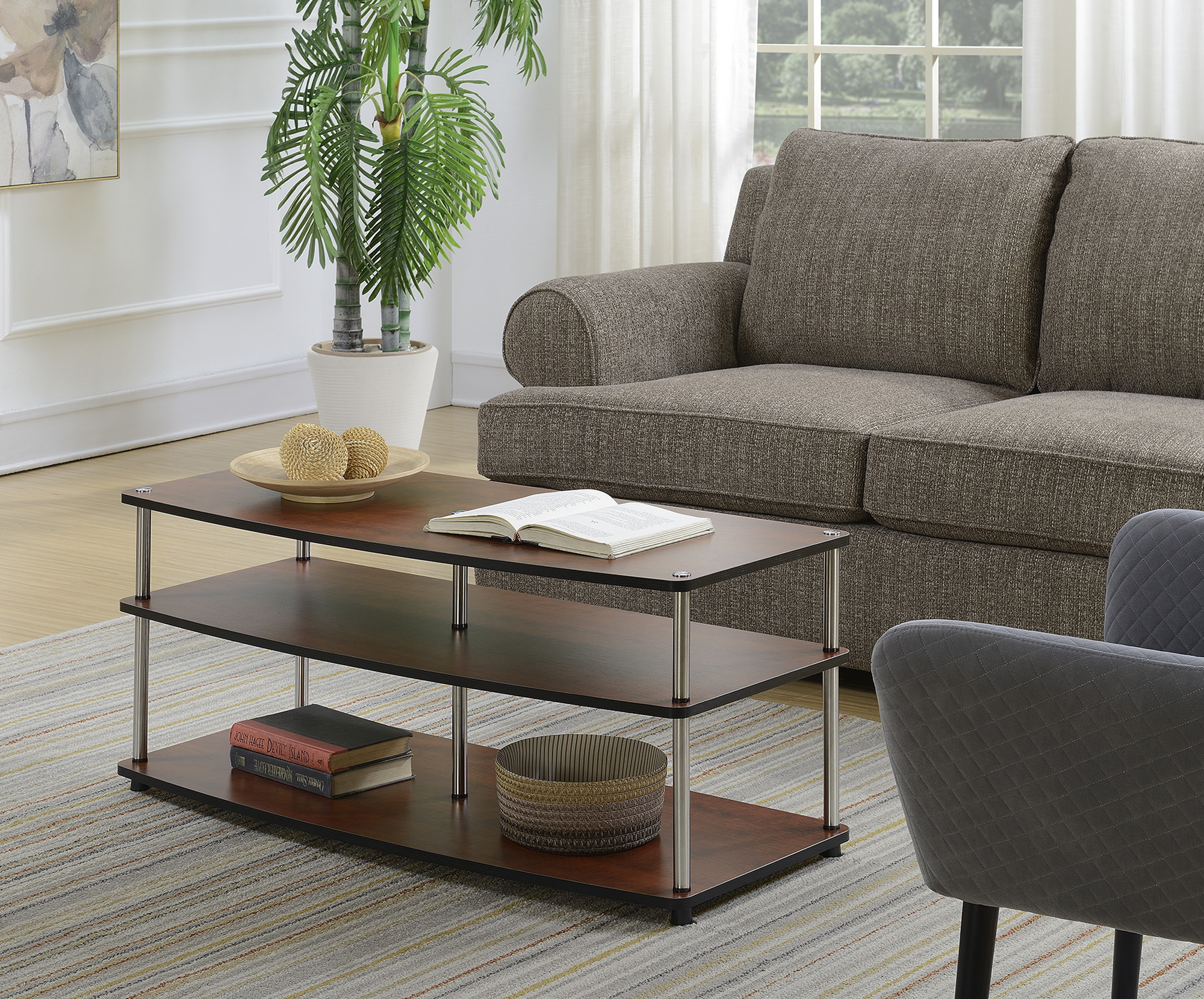 Convenience Concepts Designs2Go No Tools Coffee Table - Walmart.com