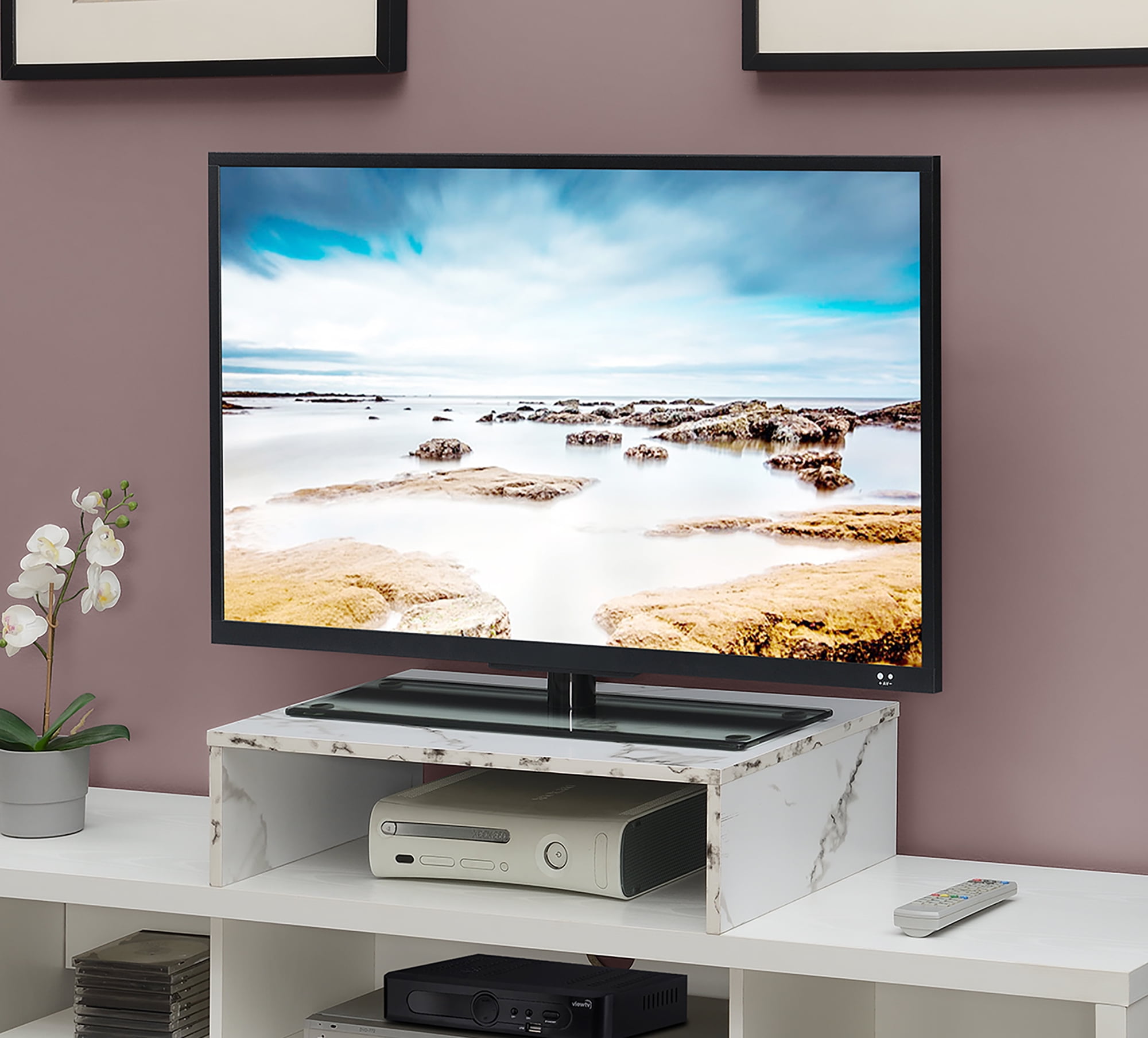 Convenience Concepts Designs2Go Small TV/Monitor Riser for TVs up to 26 ...