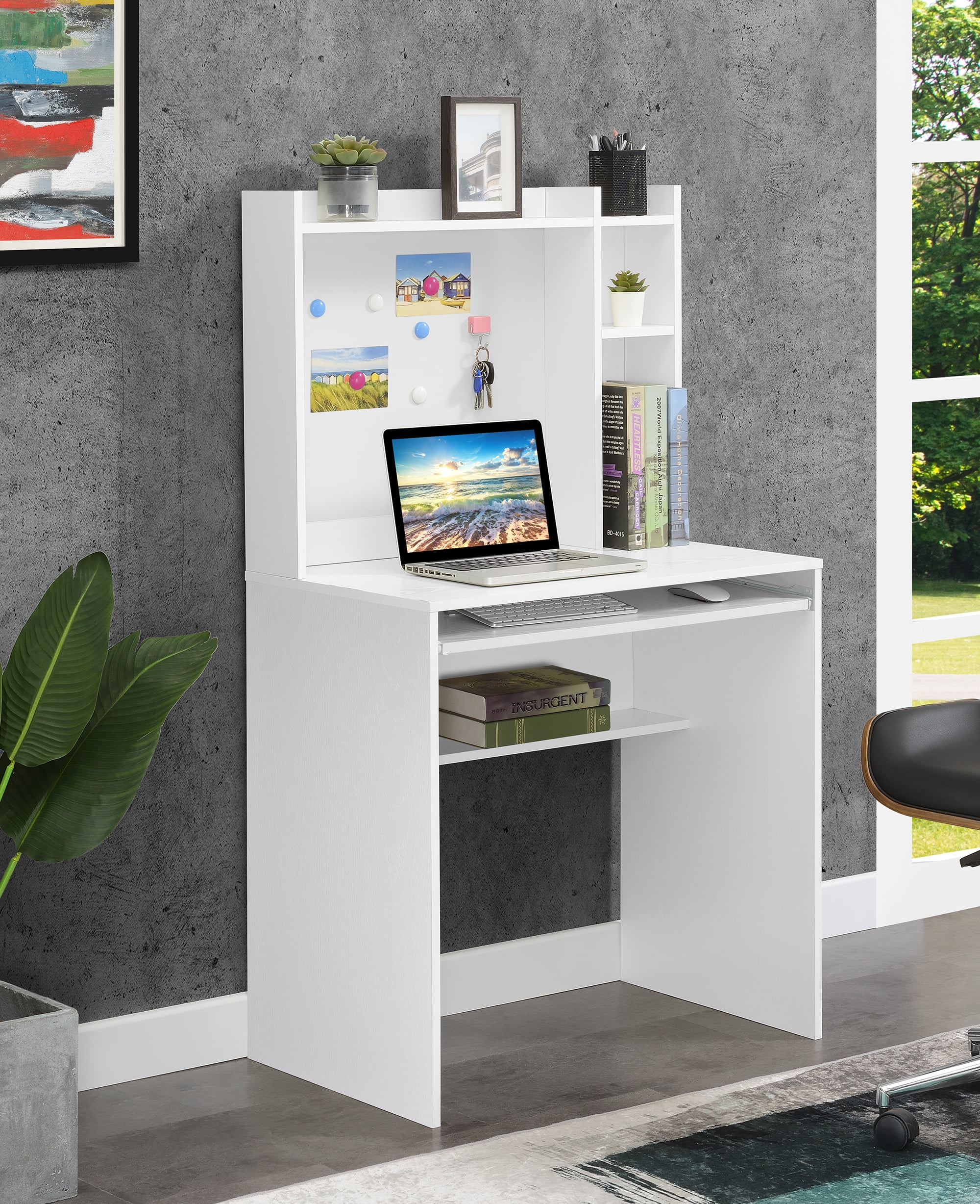 Convenience Concepts Designs2Go Student Desk with Magnetic Bulletin ...