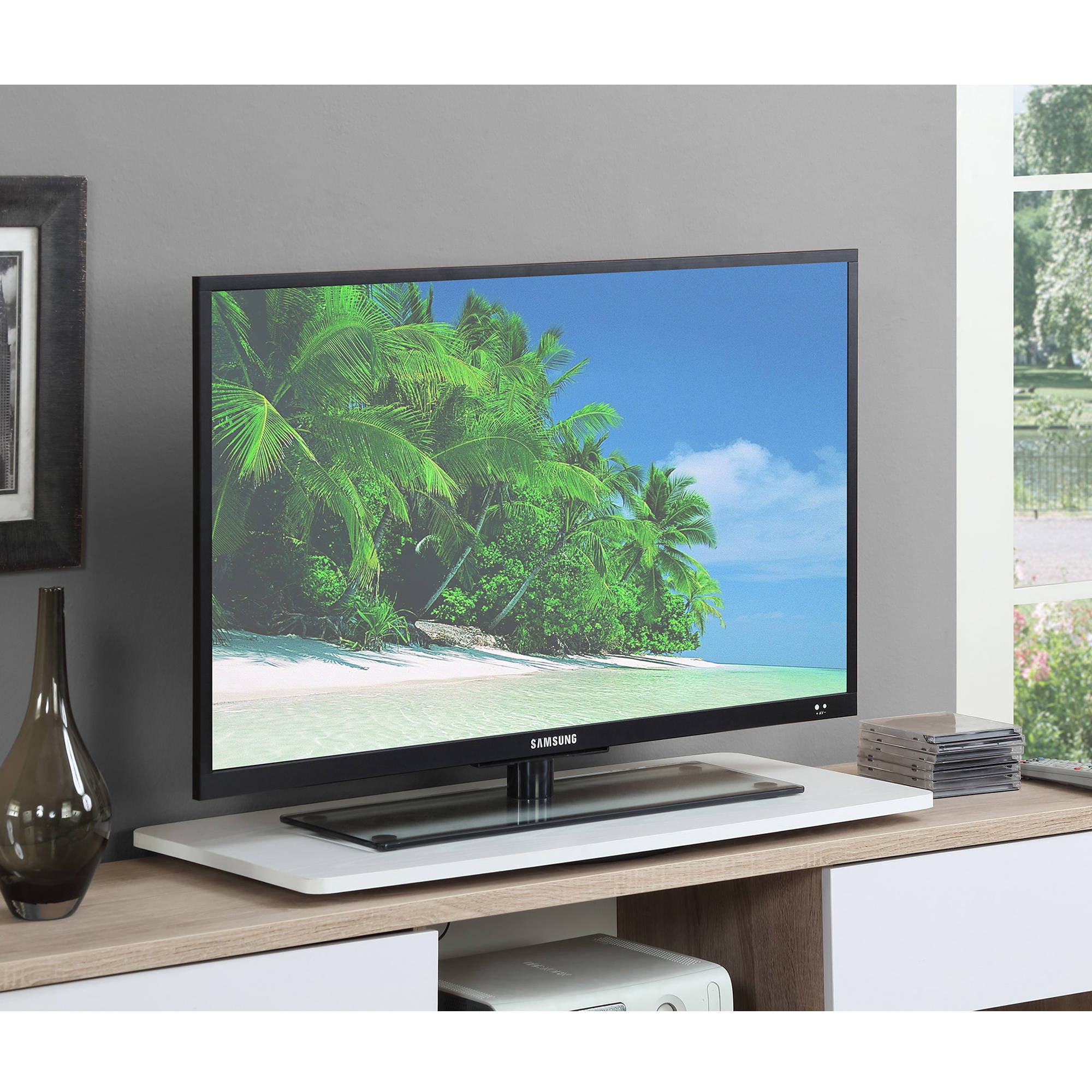 Convenience Concepts Designs2Go XL Single Tier Swivel Riser for TVs up ...