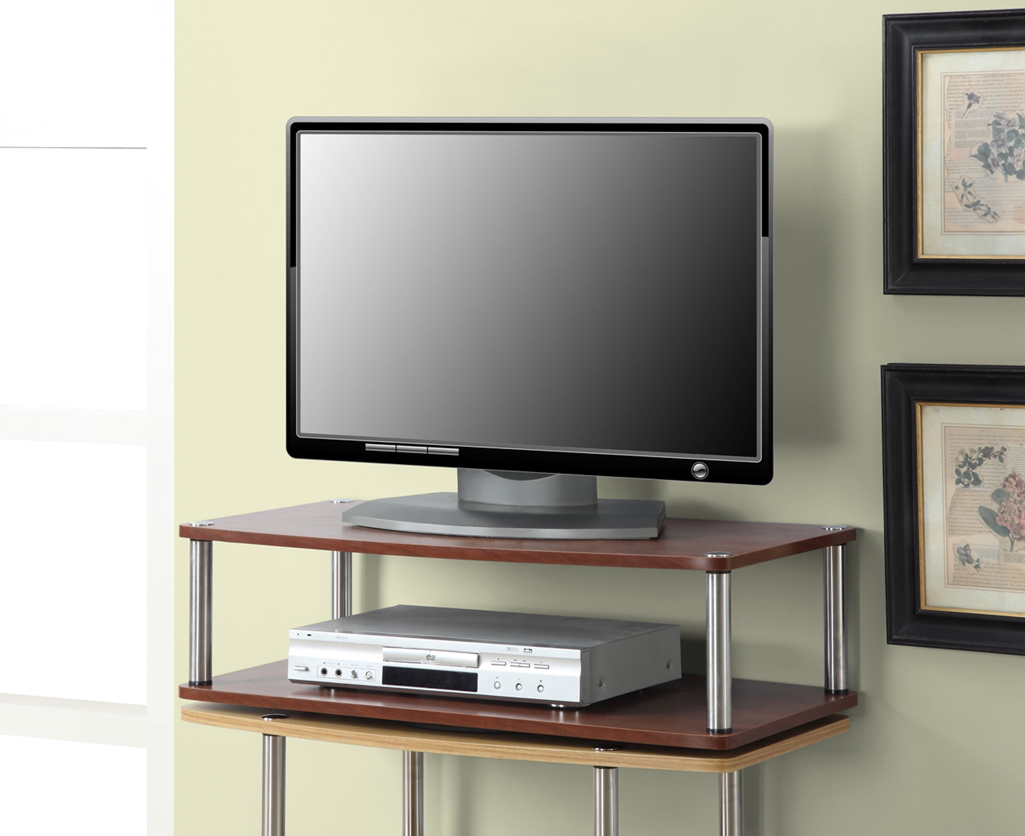 Convenience Concepts Designs2Go XL Two Tier Swivel Riser, Multiple ...