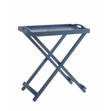 Convenience Concepts Designs2Go Folding Tray Table, Blue - Walmart.com