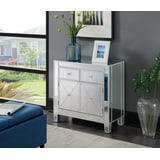 Convenience Concepts Gold Coast Vineyard 2 Drawer Mirrored Hall Table ...