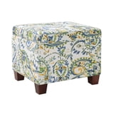 Convenience Concepts Madison Storage Ottoman, Paisley Fabric - Walmart.com