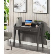 OneSpace 50-LD0101 Essential Computer Desk with Hutch and Keyboard Tray ...